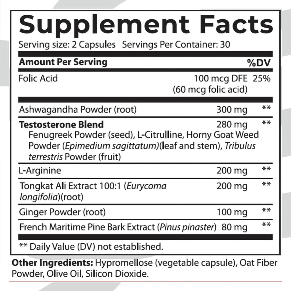 T-Thrive Health Supplement Nation Health - 60 Capsules – AdvantageNutra